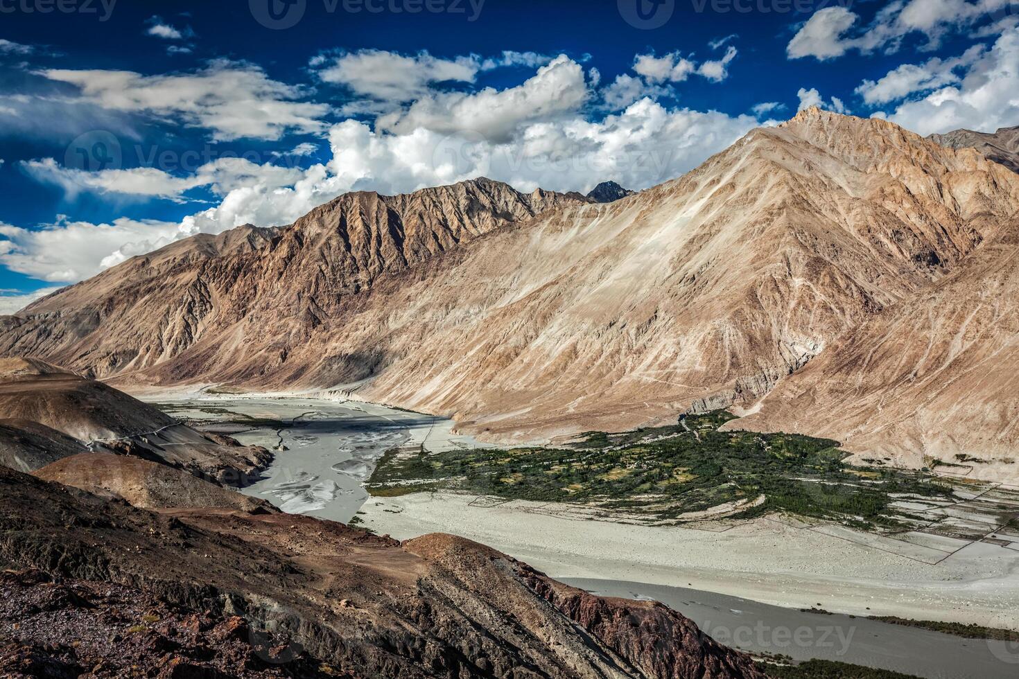 Nubra valley in Himalayas. Ladakh, India 46707665 Stock Photo at Vecteezy
