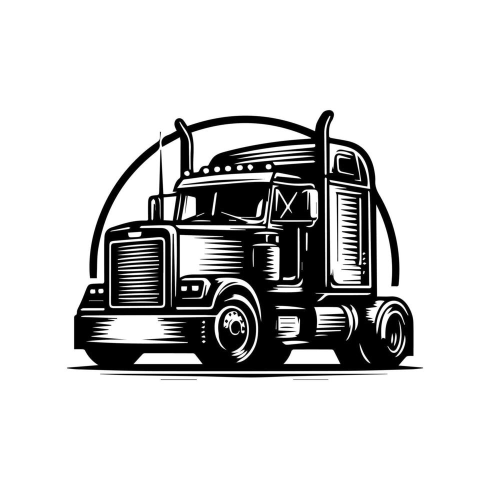 Best For Trucking And Freight Related Industries American Truck Logo Design Template 46713078