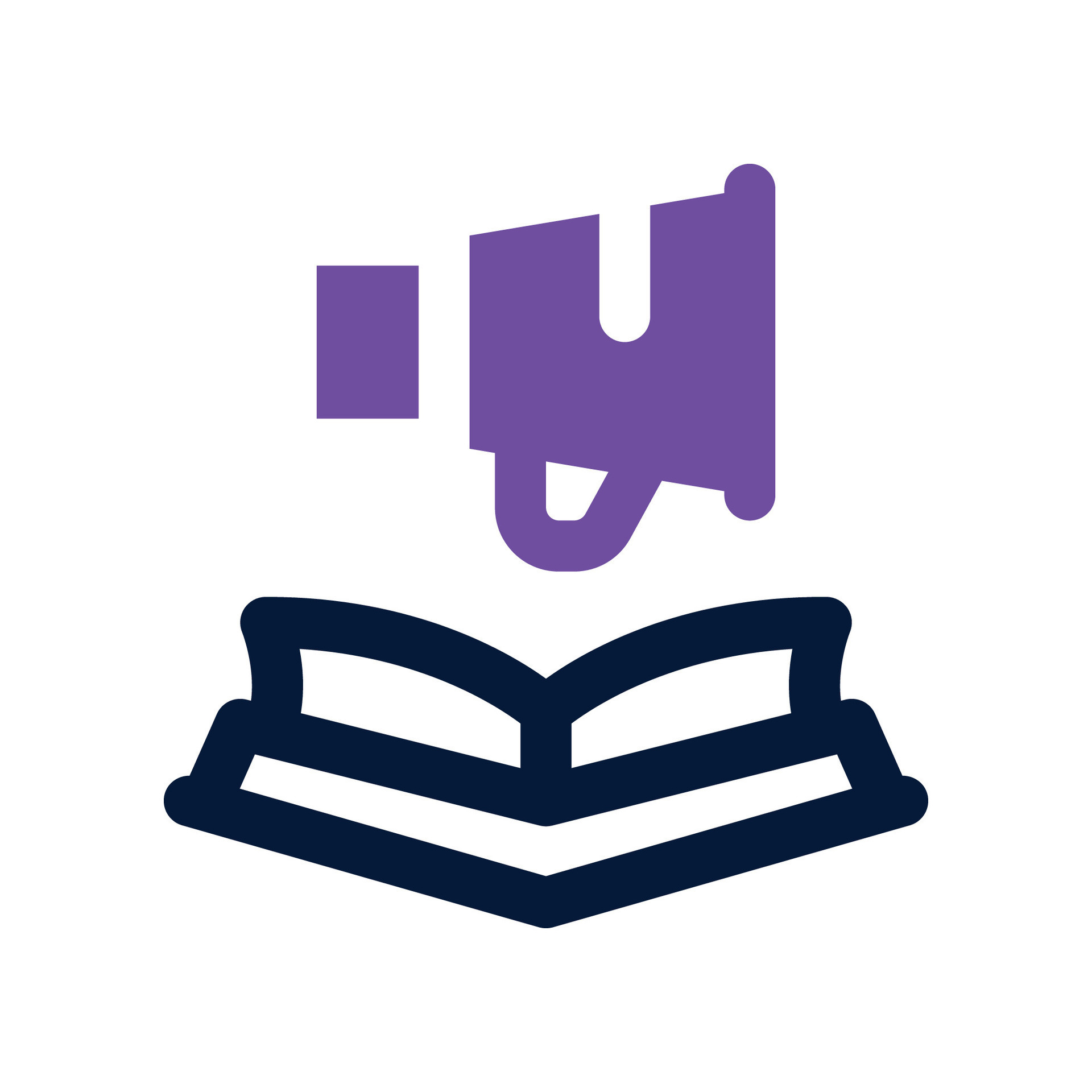 knowledge icon. dual tone icon for your website, mobile, presentation ...