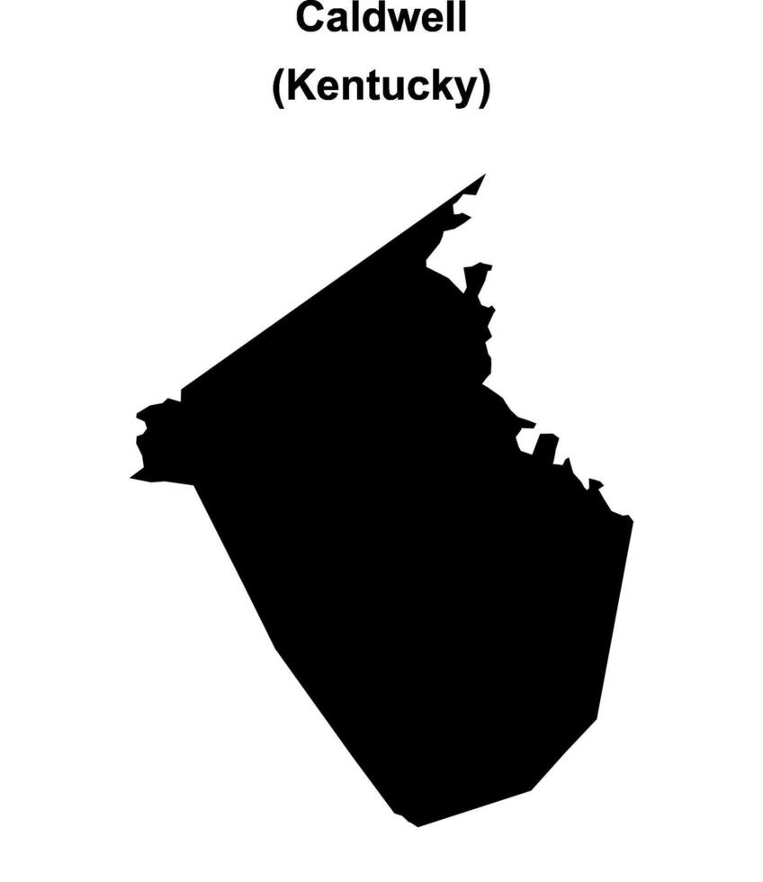 Caldwell County, Kentucky blank outline map 46721118 Vector Art at Vecteezy Caldwell County, Kentucky blank outline map 46721118 Vector Art at Vecteezy