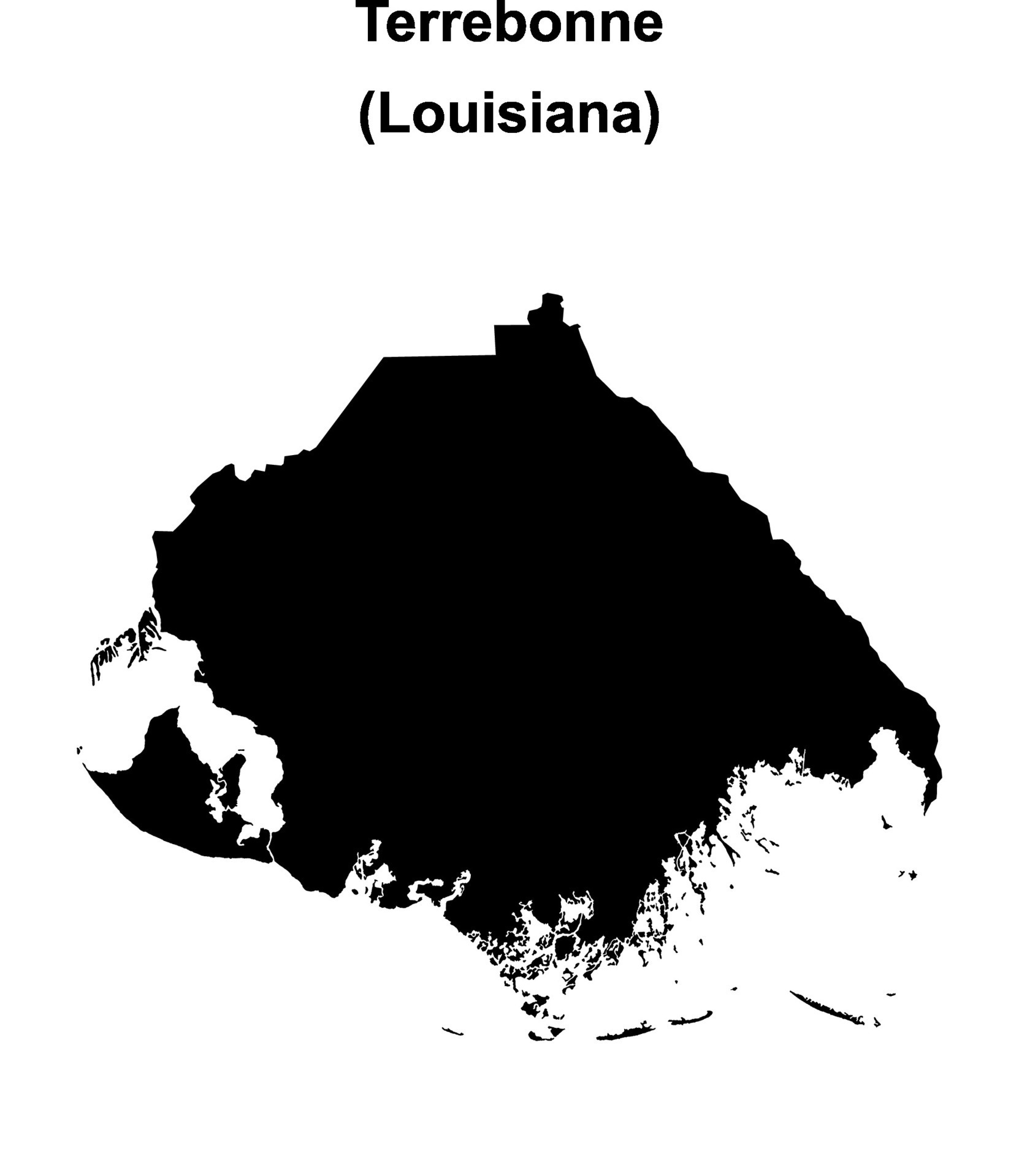 Terrebonne Parish, Louisiana blank outline map 46721290 Vector Art at ... Terrebonne Parish, Louisiana blank outline map 46721290 Vector Art at ...