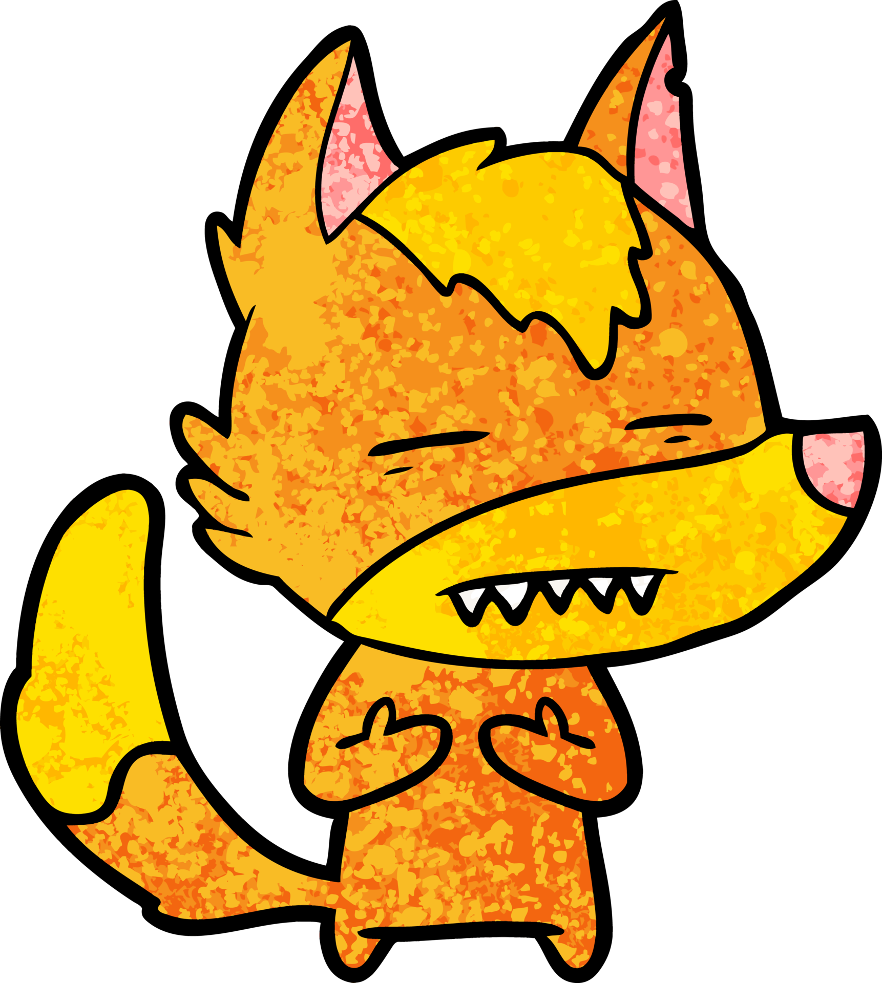Fox Cartoon Character Drawing 46721671 Png