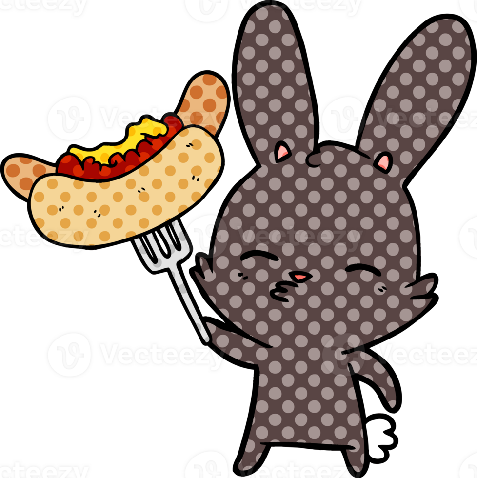 Curioso Conejito Dibujos Animados Con Pancho Dibujo 46725535 Png