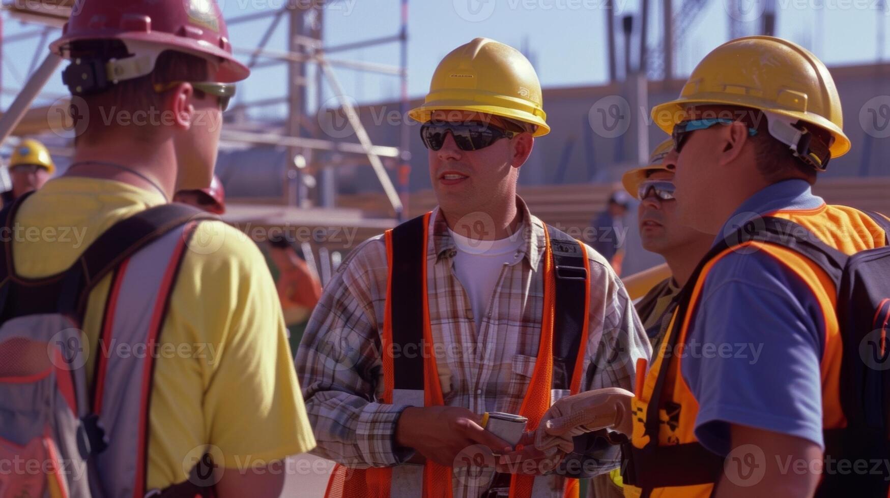 A group of workers actively participating in a roleplay exercise where ... A group of workers actively participating in a roleplay exercise where ...