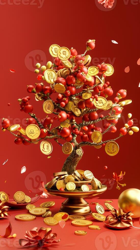 Chinese New Year Tree Stock Photos, Images and Backgrounds for Free ... Chinese New Year Tree Stock Photos, Images and Backgrounds for Free ...