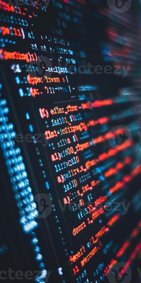 Digital Code Display 46767267 Stock Photo at Vecteezy