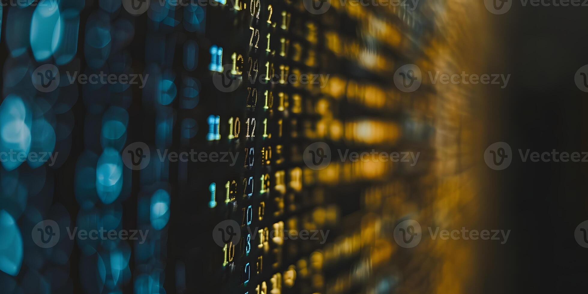 Digital Binary Code Display 46767315 Stock Photo at Vecteezy