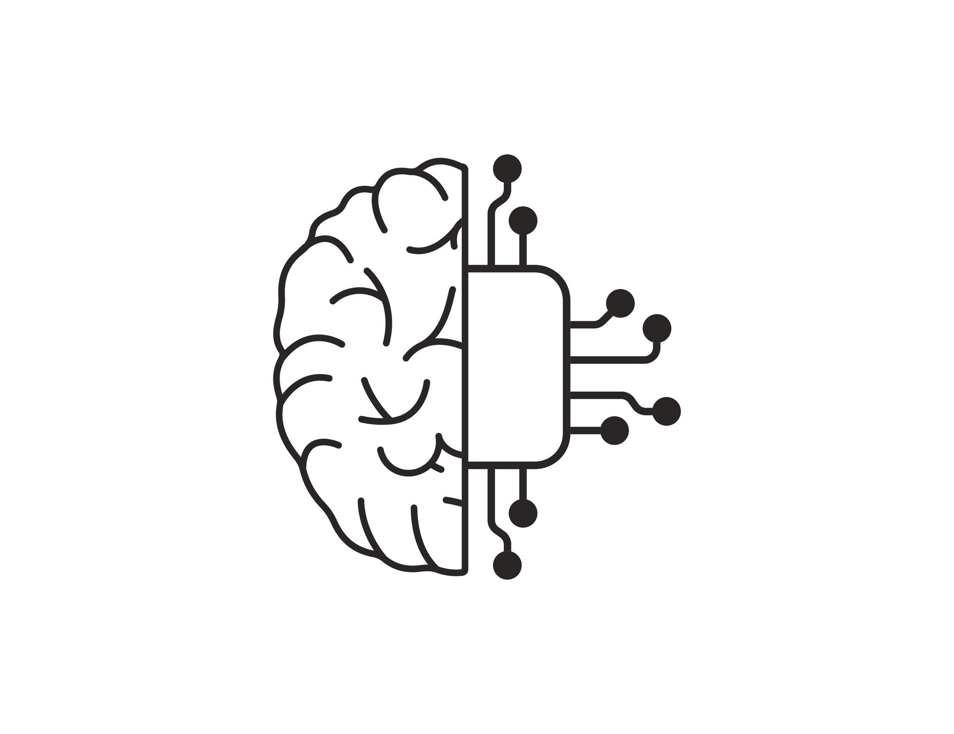 Ai, artificial intelligence, brain icon . illustration. 46783543 Vector Art at Vecteezy