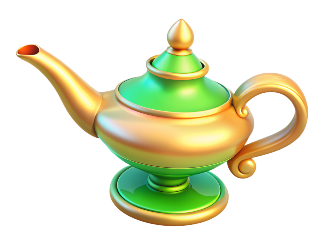 Genie Lamp 3d Asset 46788513 Png
