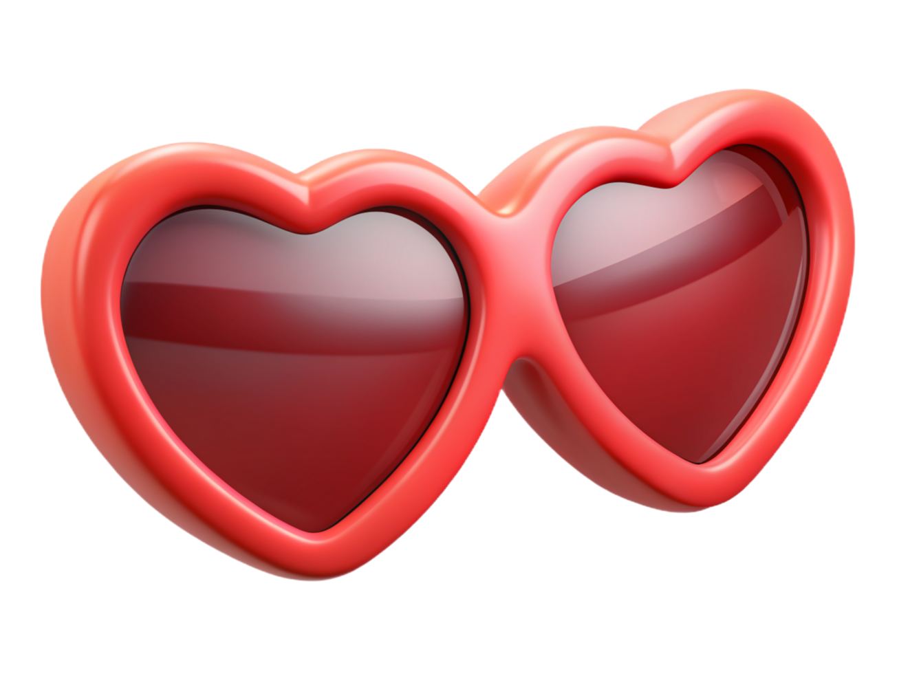 Heart Shaped Sunglasses 3d Design 46789526 Png