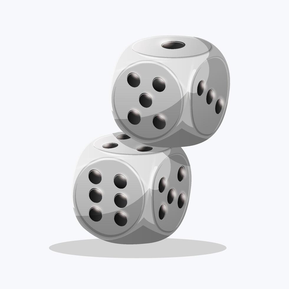 Dice clip art, take a chance with modern style stack of dices 46789822 Vector Art at Vecteezy