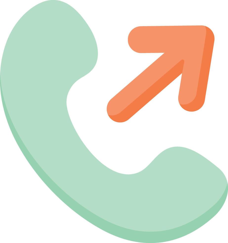 outgoing call illustration design 46790522 Vector Art at Vecteezy