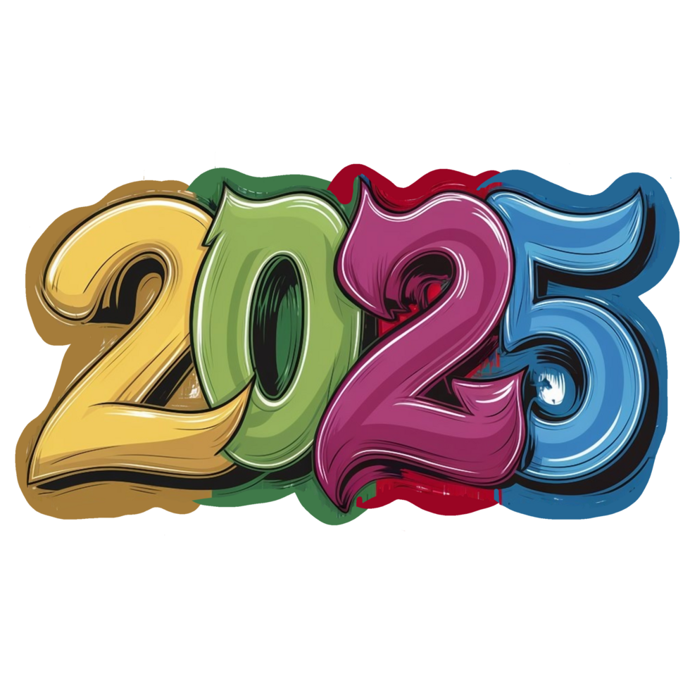 Happy New Year 2025 46791894 Png
