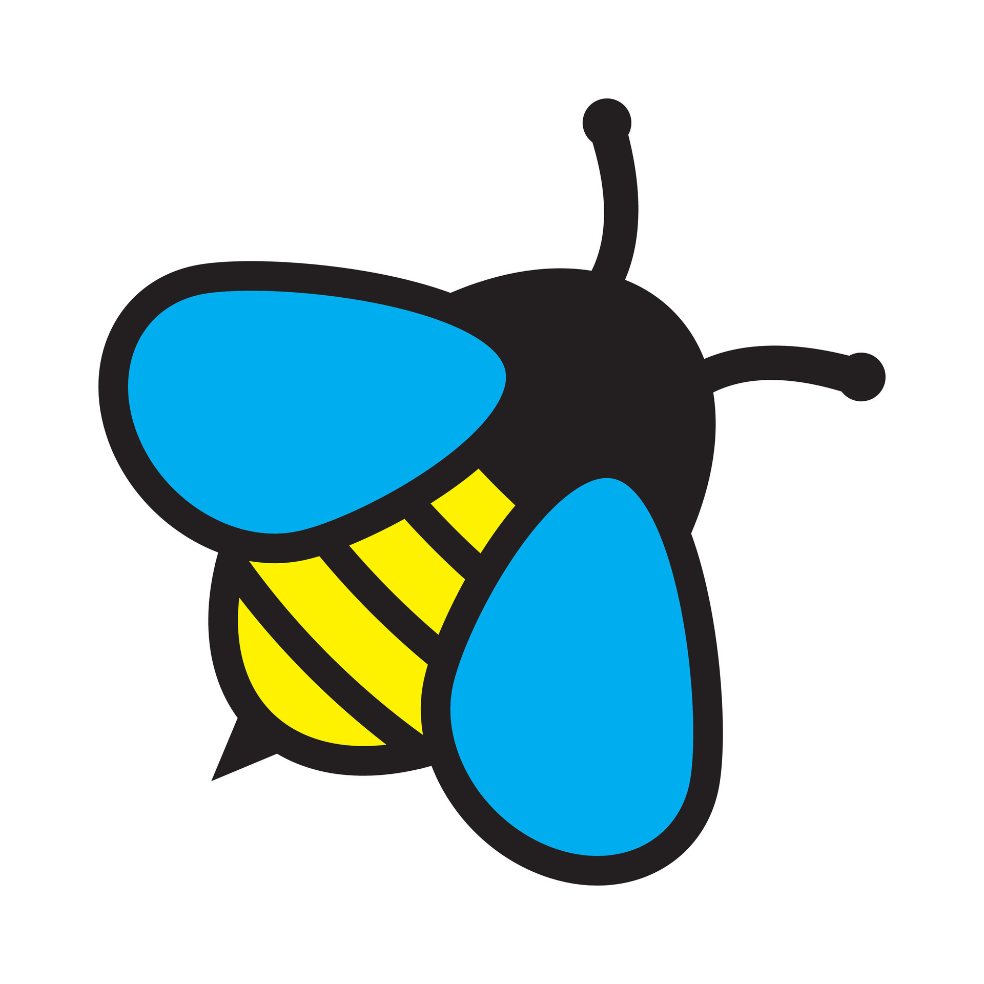 Honey Bee flat icon. Insect character. Cartoon flying bee. 46797942 ... Honey Bee flat icon. Insect character. Cartoon flying bee. 46797942 ...