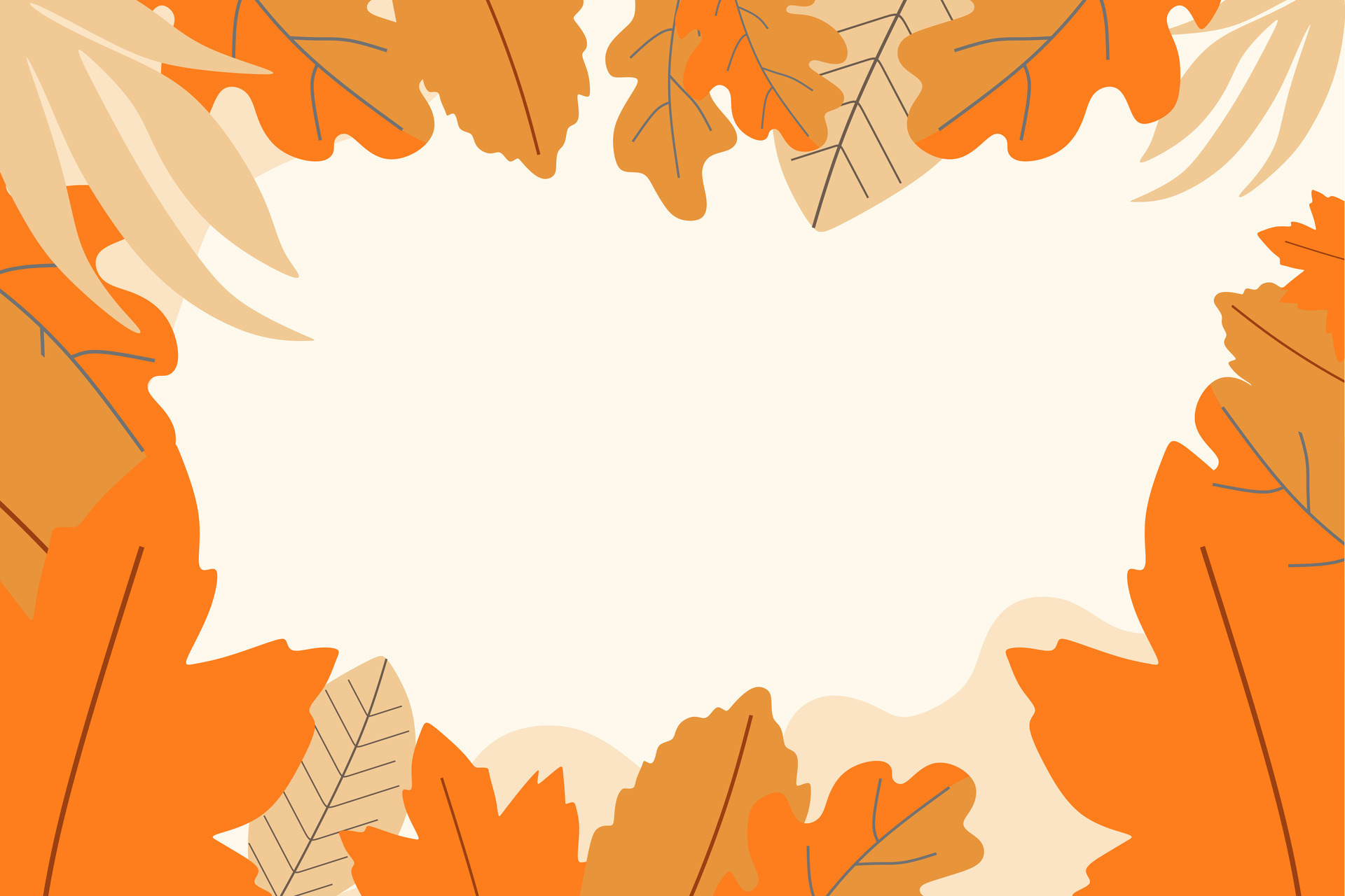 Flat autumn leaf element background 46798831 Vector Art at Vecteezy