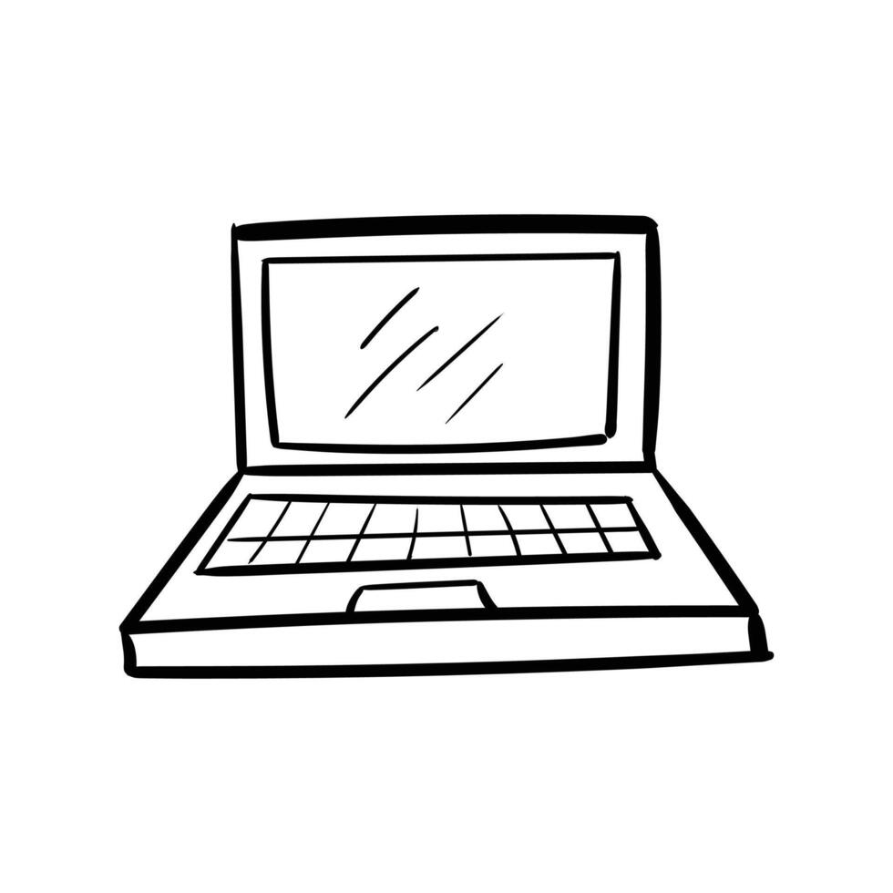 hand draw doodle laptop, illustration 46799146 Vector Art at Vecteezy hand draw doodle laptop, illustration 46799146 Vector Art at Vecteezy