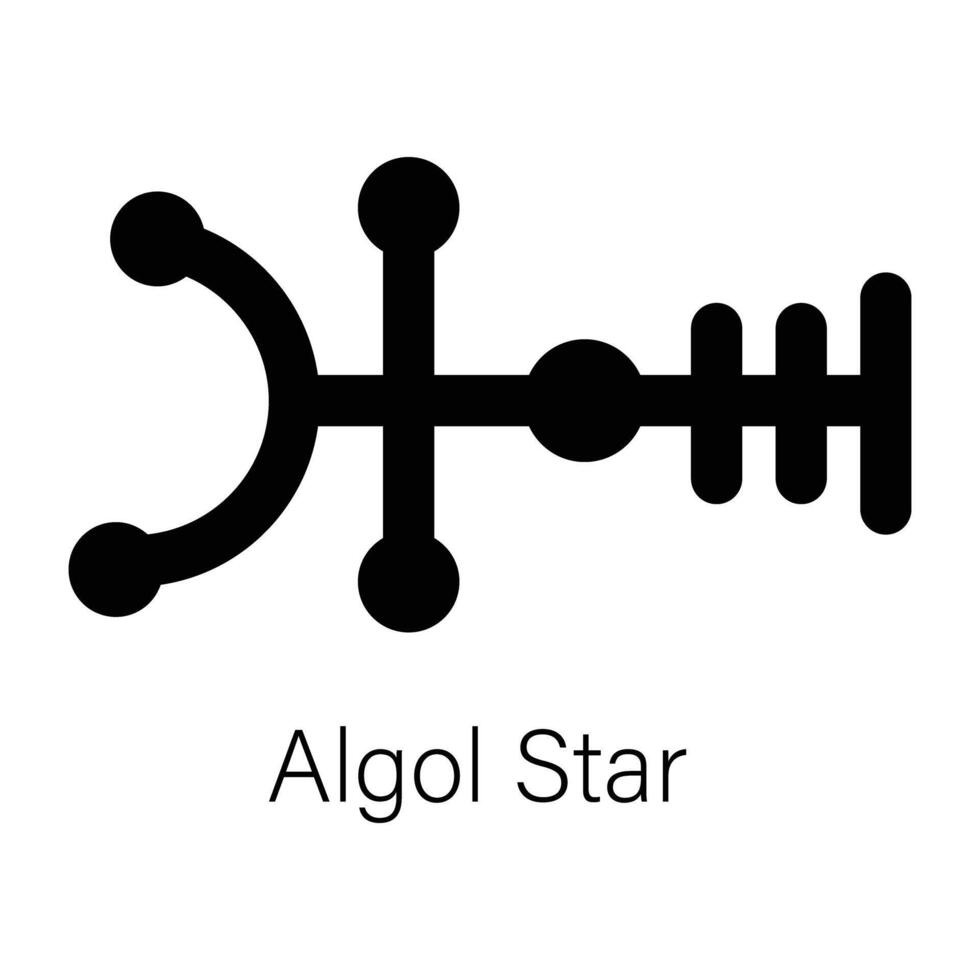 Ready to use glyph icon of algol star 46799367 Vector Art at Vecteezy