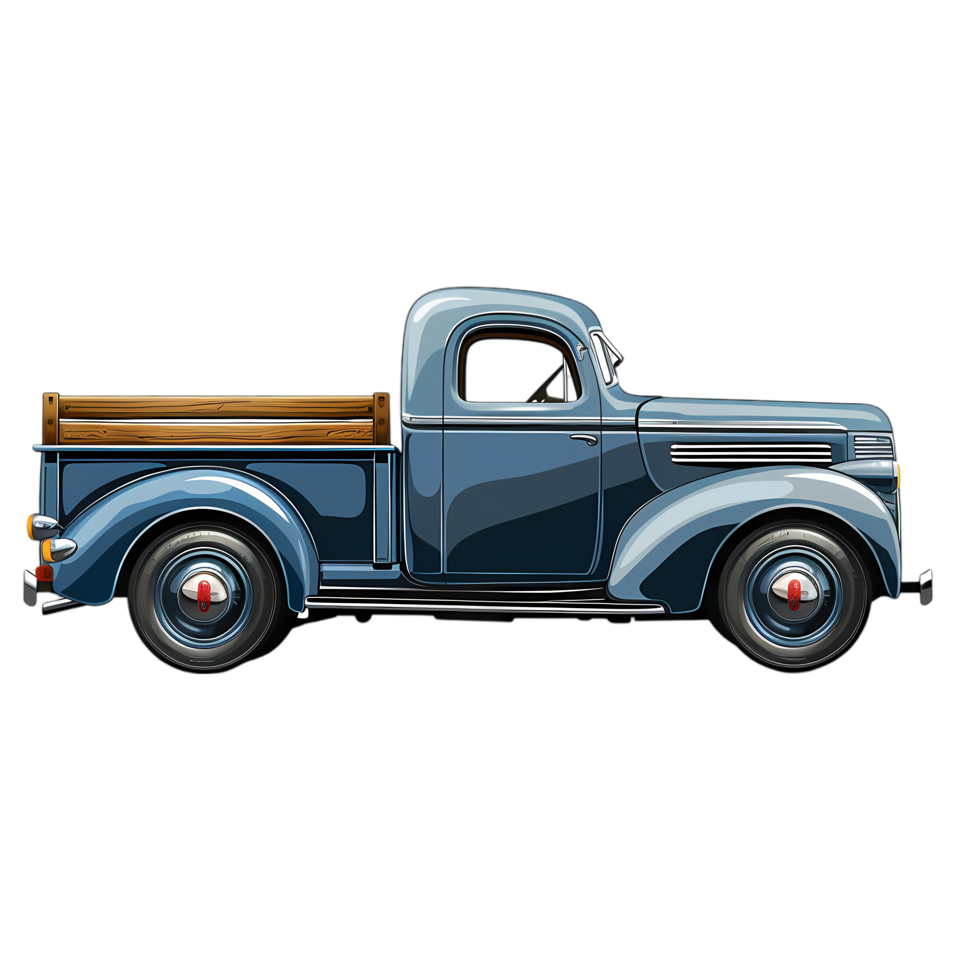 Classic Blue Pickup Truck Illustration 46800536 PNG Classic Blue Pickup Truck Illustration 46800536 PNG