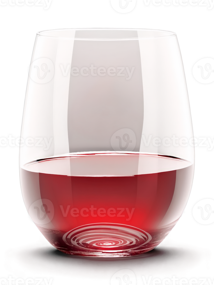 Minimalist stemless wine glass, pure cylindrical form, thick base ...