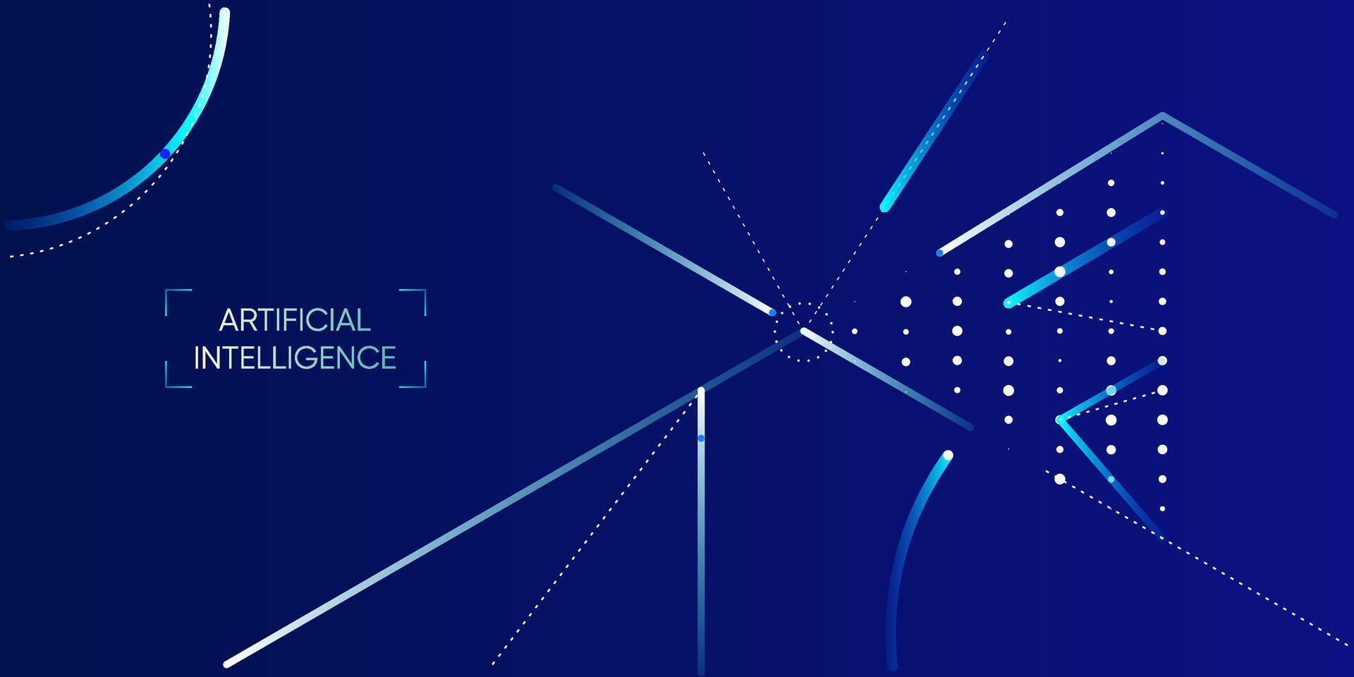 Illustration of abstract stream information with line and dot. Big data ...