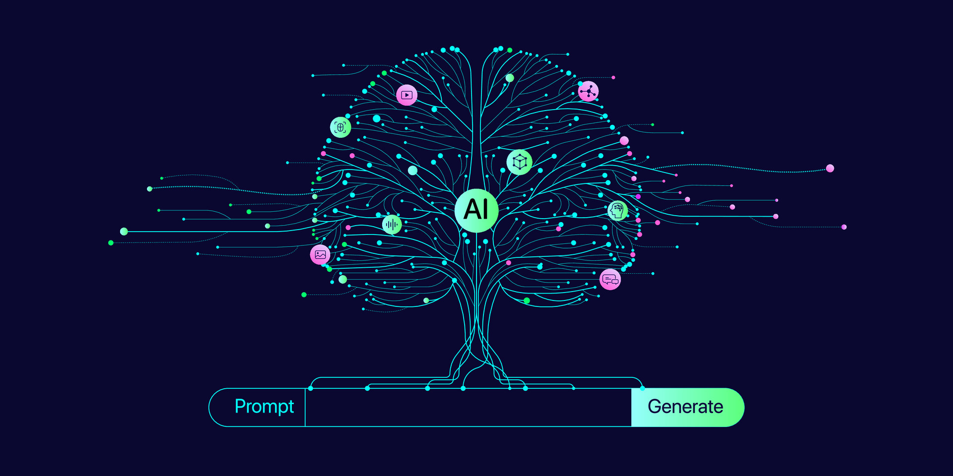 Illustration of abstract stream information. Big data, technology, AI ... Illustration of abstract stream information. Big data, technology, AI ...