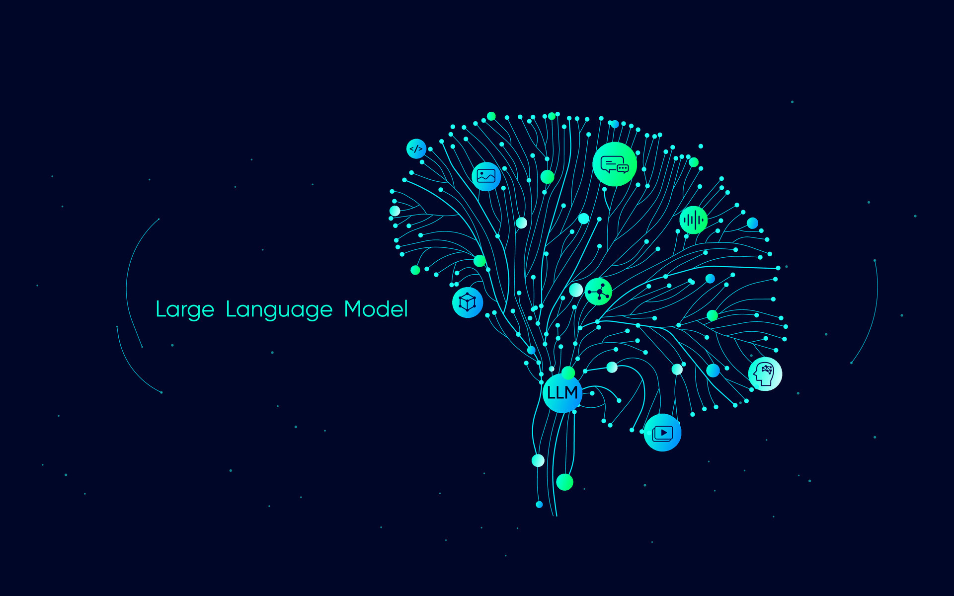 Illustration of abstract stream information with line and dot. Big data, technology, AI, data ...