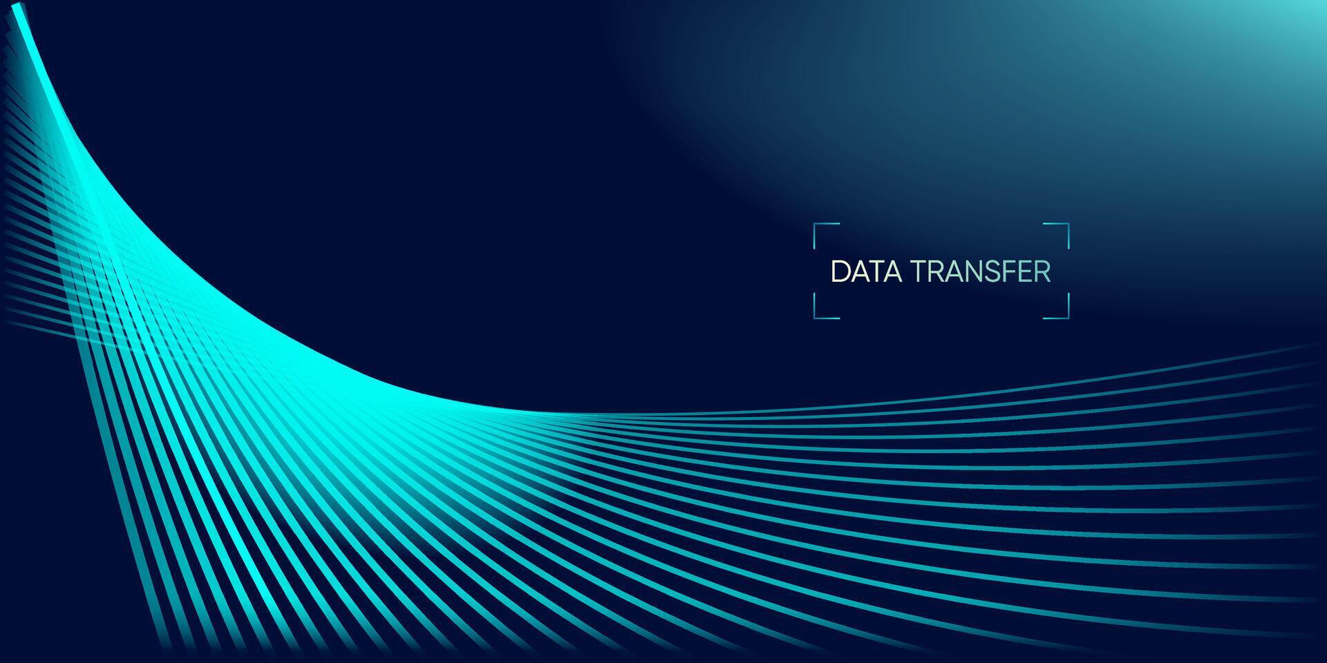 Illustration of abstract stream. Artificial intelligence. Big data ...