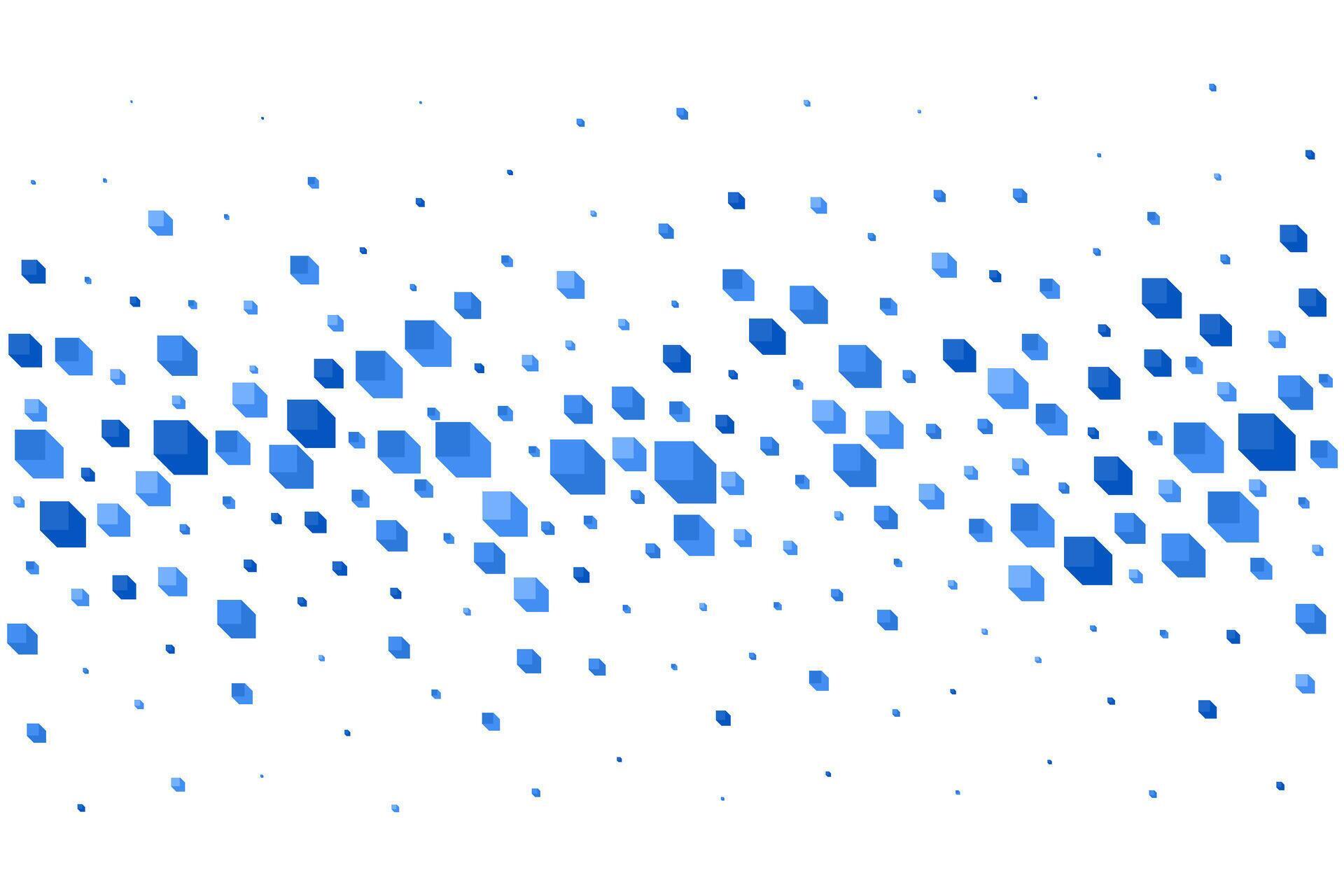 Cube Pattern Background Geometric Abstract 3d Squares On White Backdrop Flowing Mosaic Blocks