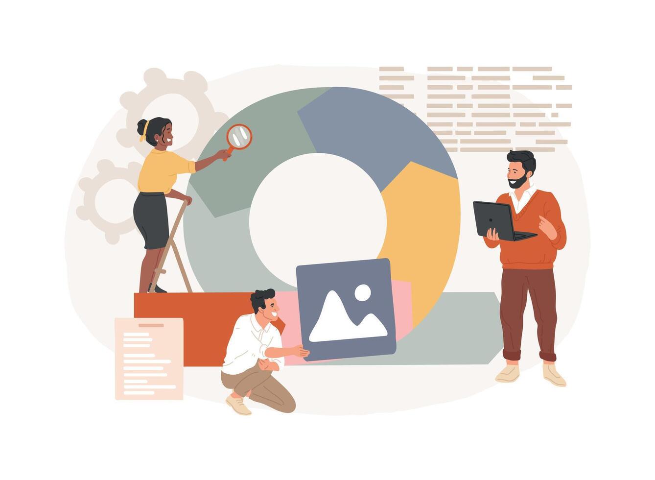 Agile project management isolated concept illustration. 46805995 Vector ...