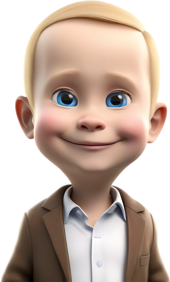 Adorable cartoon boy with big eyes and charming smile. . 46808296 PNG Adorable cartoon boy with big eyes and charming smile. . 46808296 PNG
