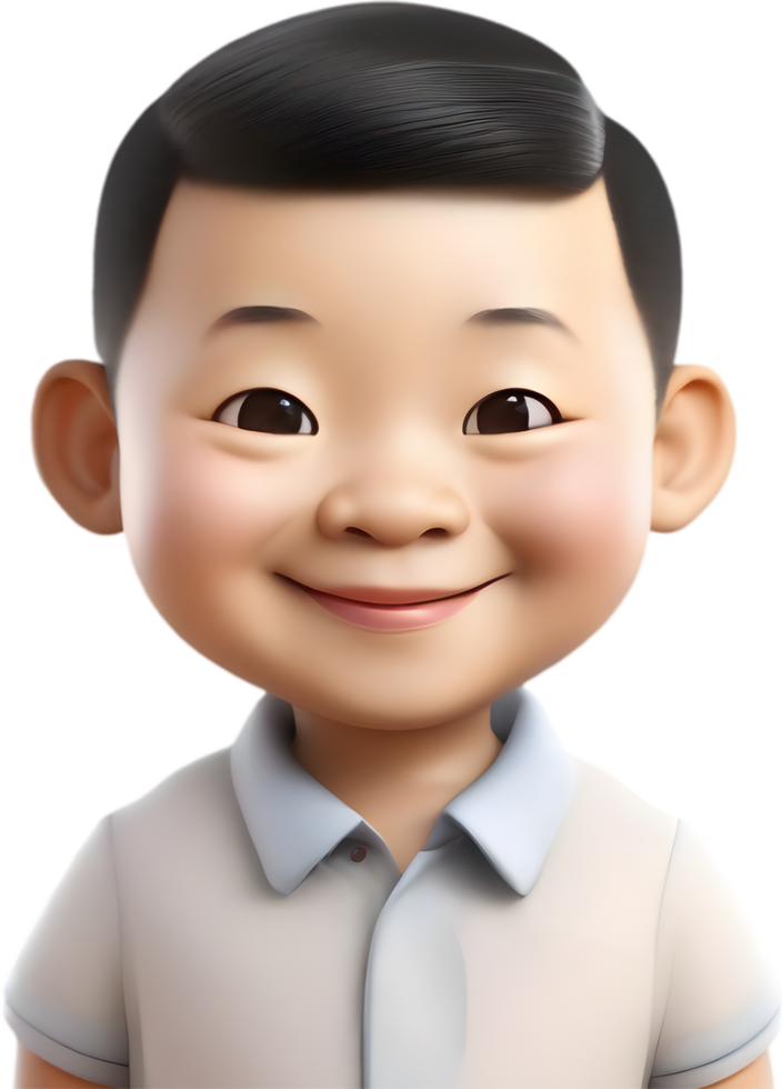 Adorable cartoon boy with big eyes and charming smile. . 46808317 PNG Adorable cartoon boy with big eyes and charming smile. . 46808317 PNG