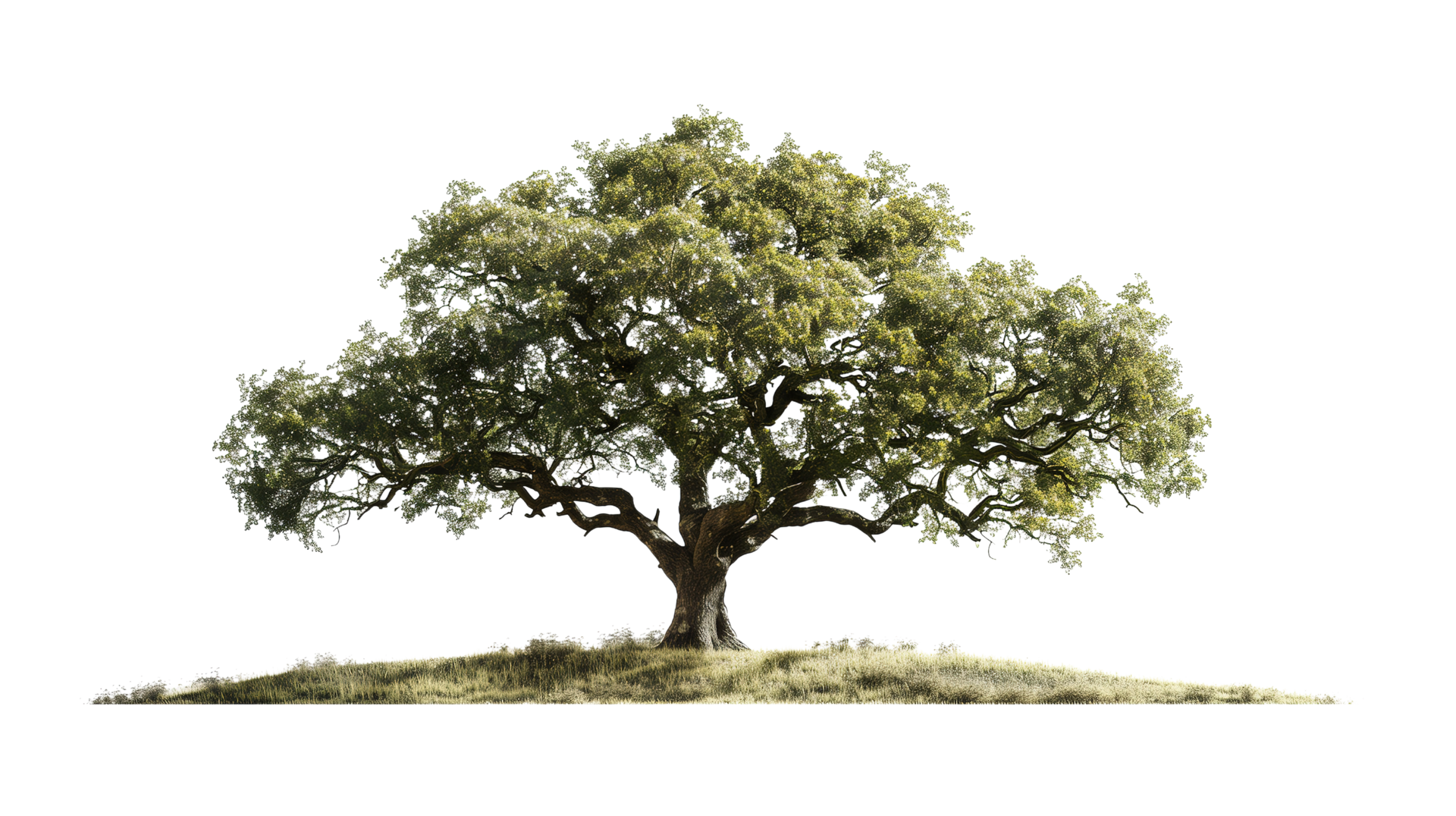 A majestic oak tree isolated on a transparent background 46822173 PNG