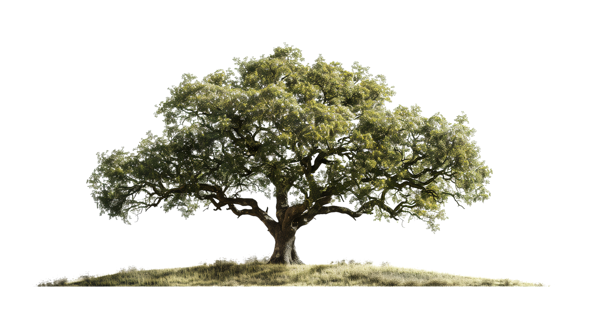 A majestic oak tree isolated on a transparent background 46822173 PNG