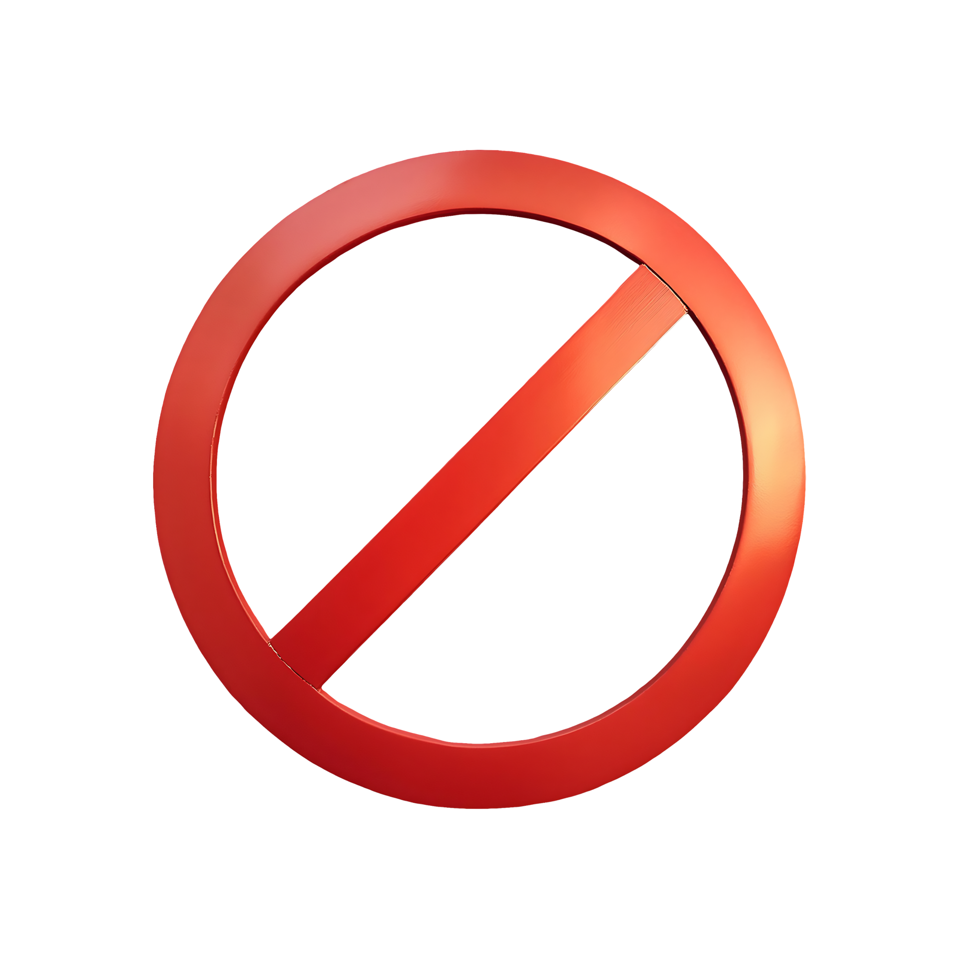 Ban Symbol Symbol isolated on transparent background 46823342 PNG