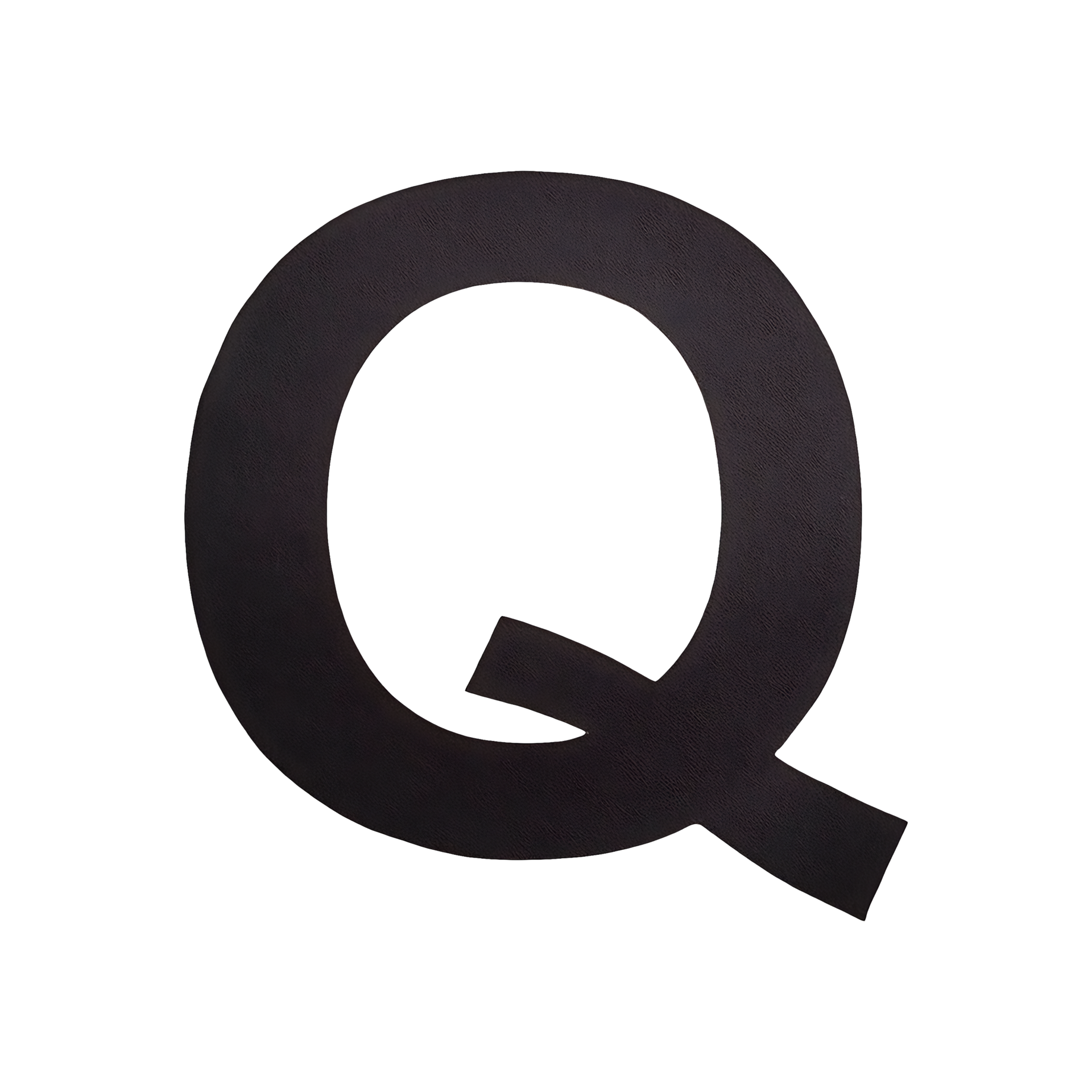 English Letter Q Symbol isolated on transparent background 46823852 PNG
