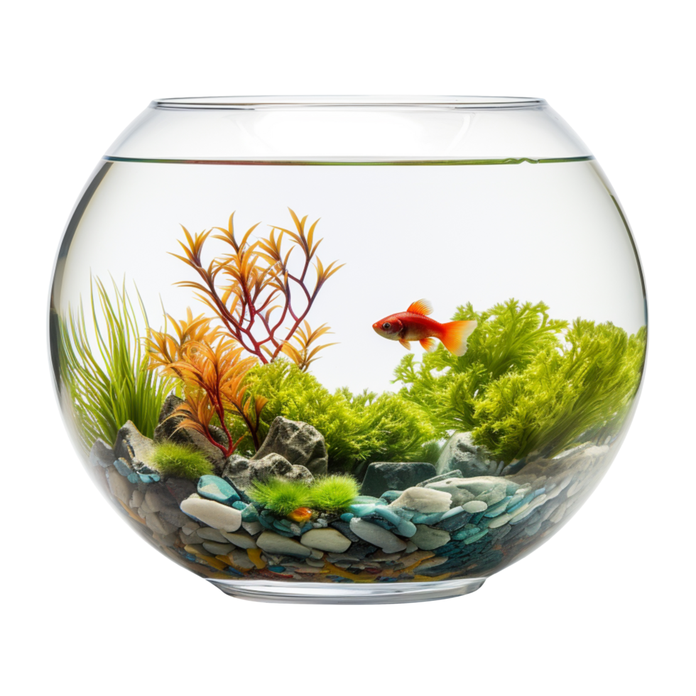 Fish Bowl Aquarium isolated on transparent background 46828554 PNG