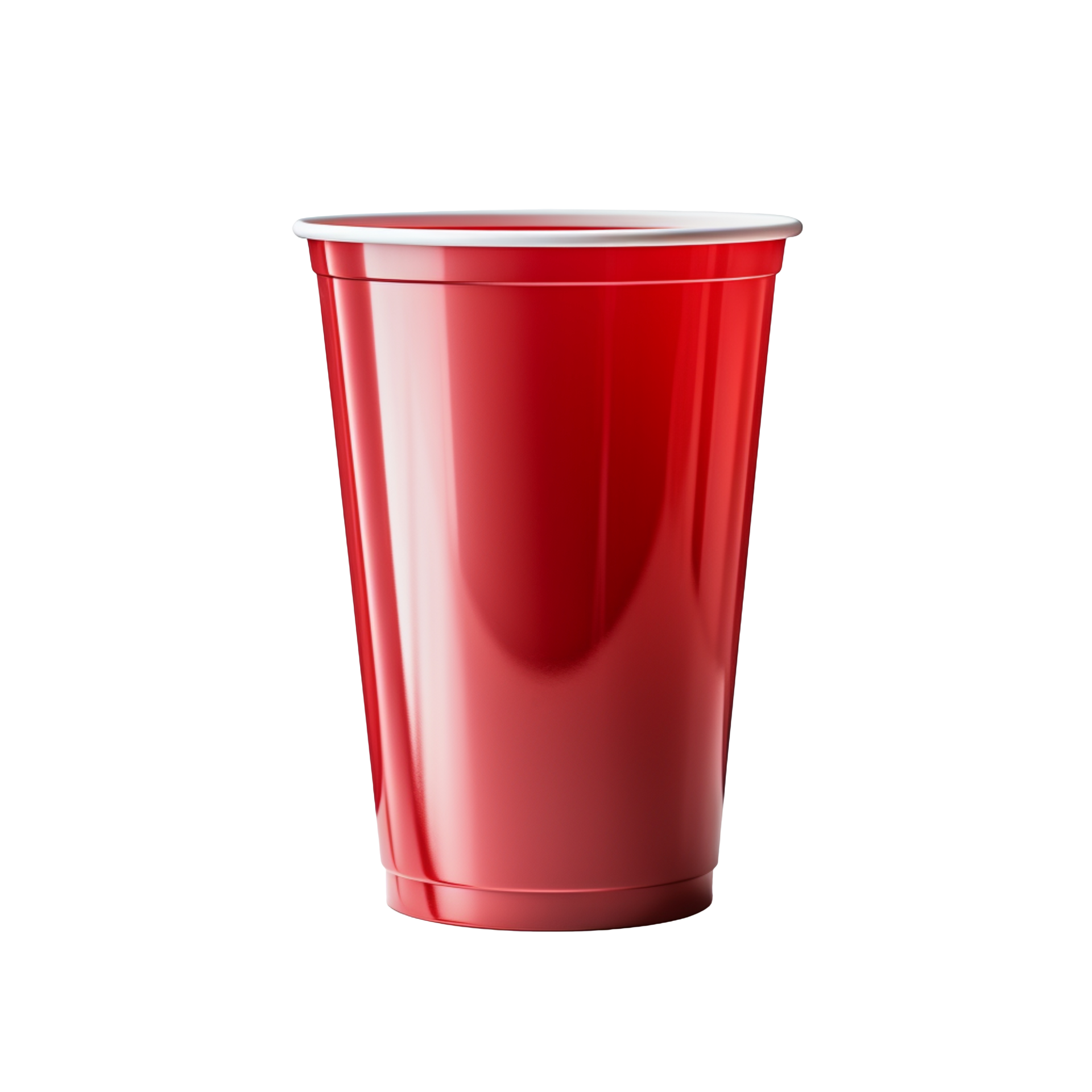 Plastic red cup isolated on transparent background 46829431 PNG