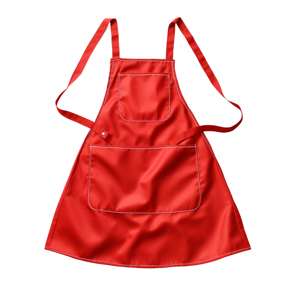 Red apron isolated on transparent background 46829664 PNG