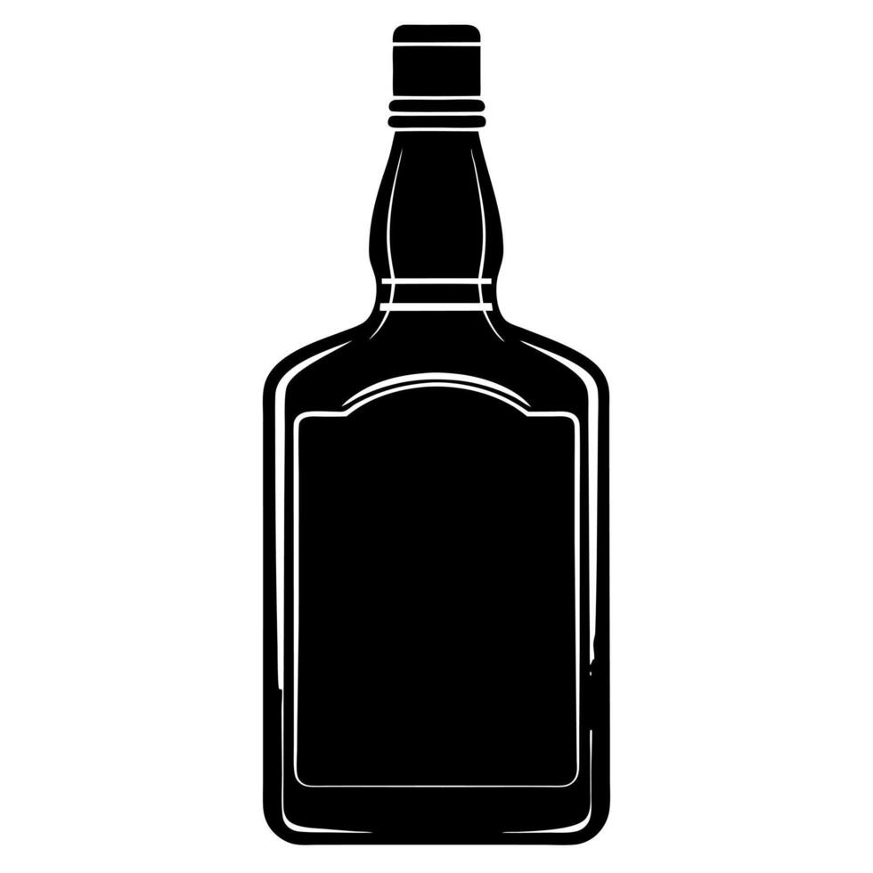Jack Daniels Bottle Vector Jack Daniels Bottle 3D Product Shot By