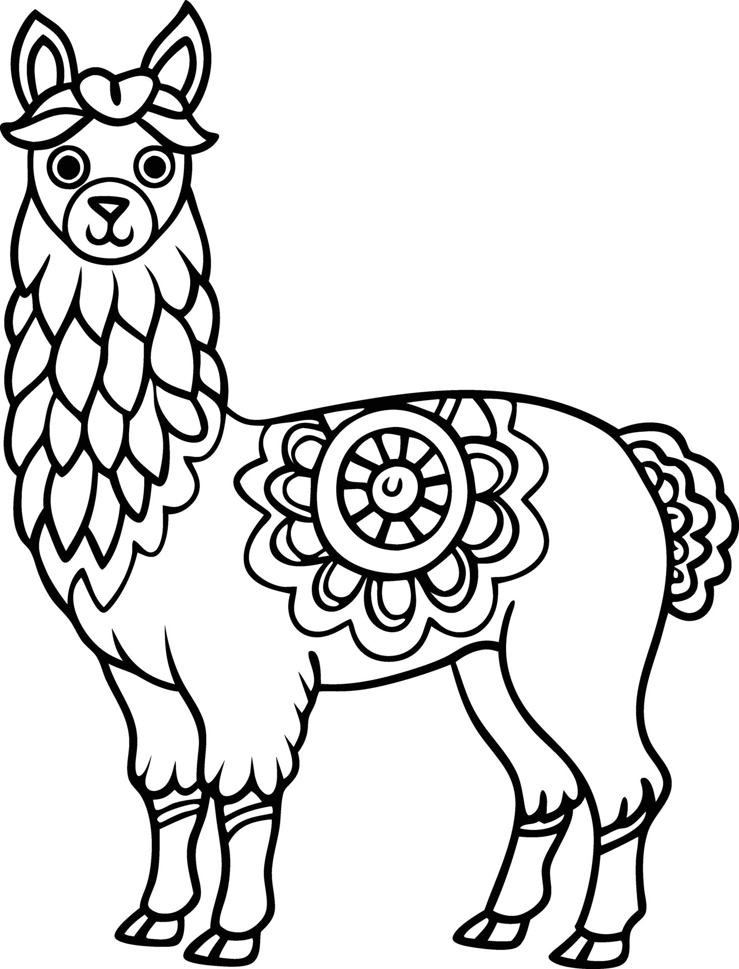 animal mandala coloring pages for stress relief 46843487 Vector Art at ...