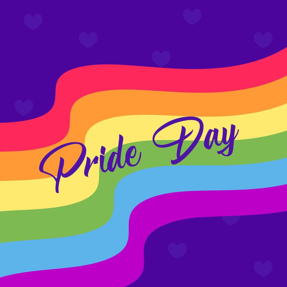 Orgullo Día Antecedentes Con Bandera Lgbtq Orgullo 46852966 Vector En