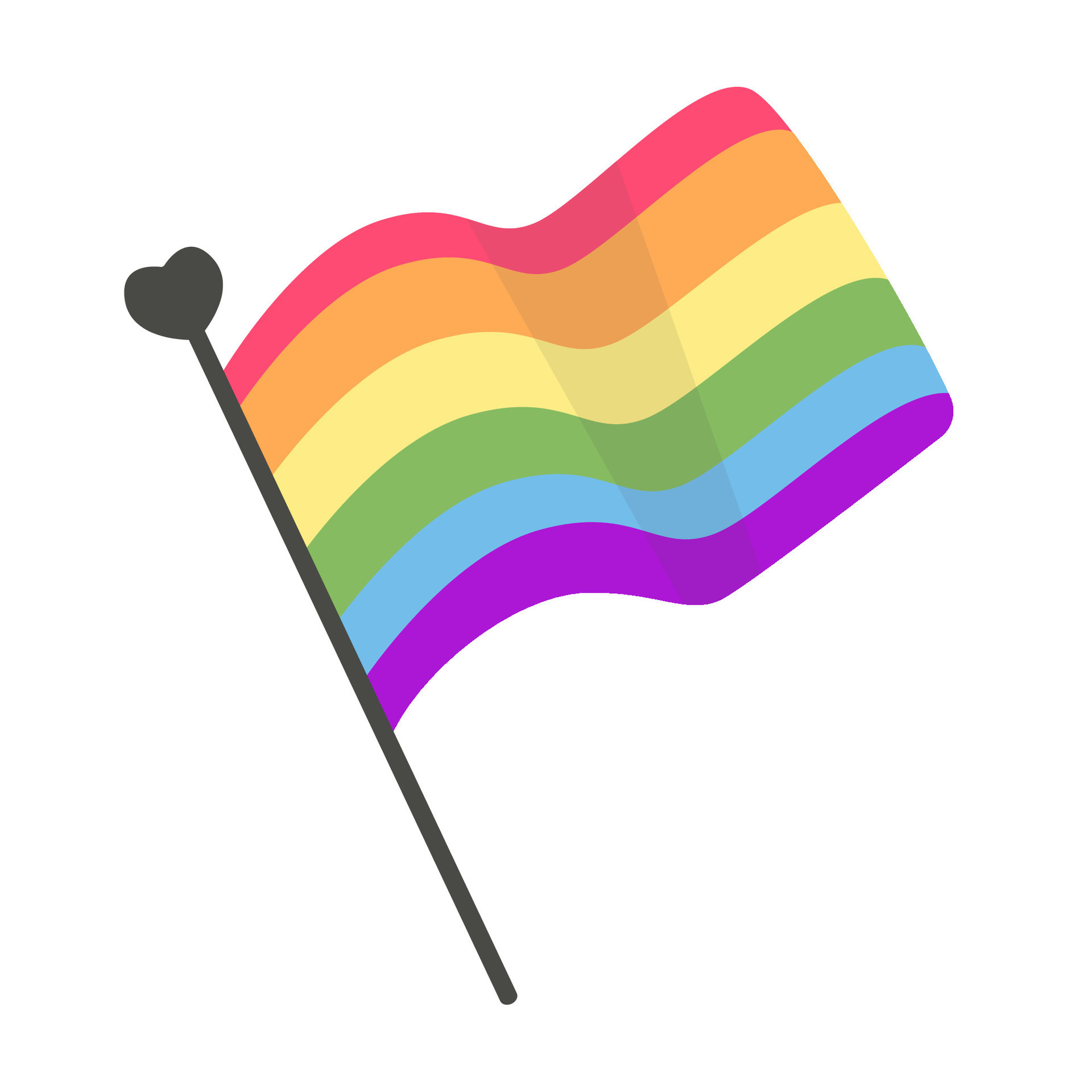 Flag LGBT isolated on white background. LGBT pride community 46852982 ...
