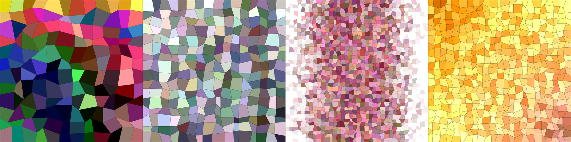 Abstract rectangle polygon pattern background set 46856060 Vector Art ...