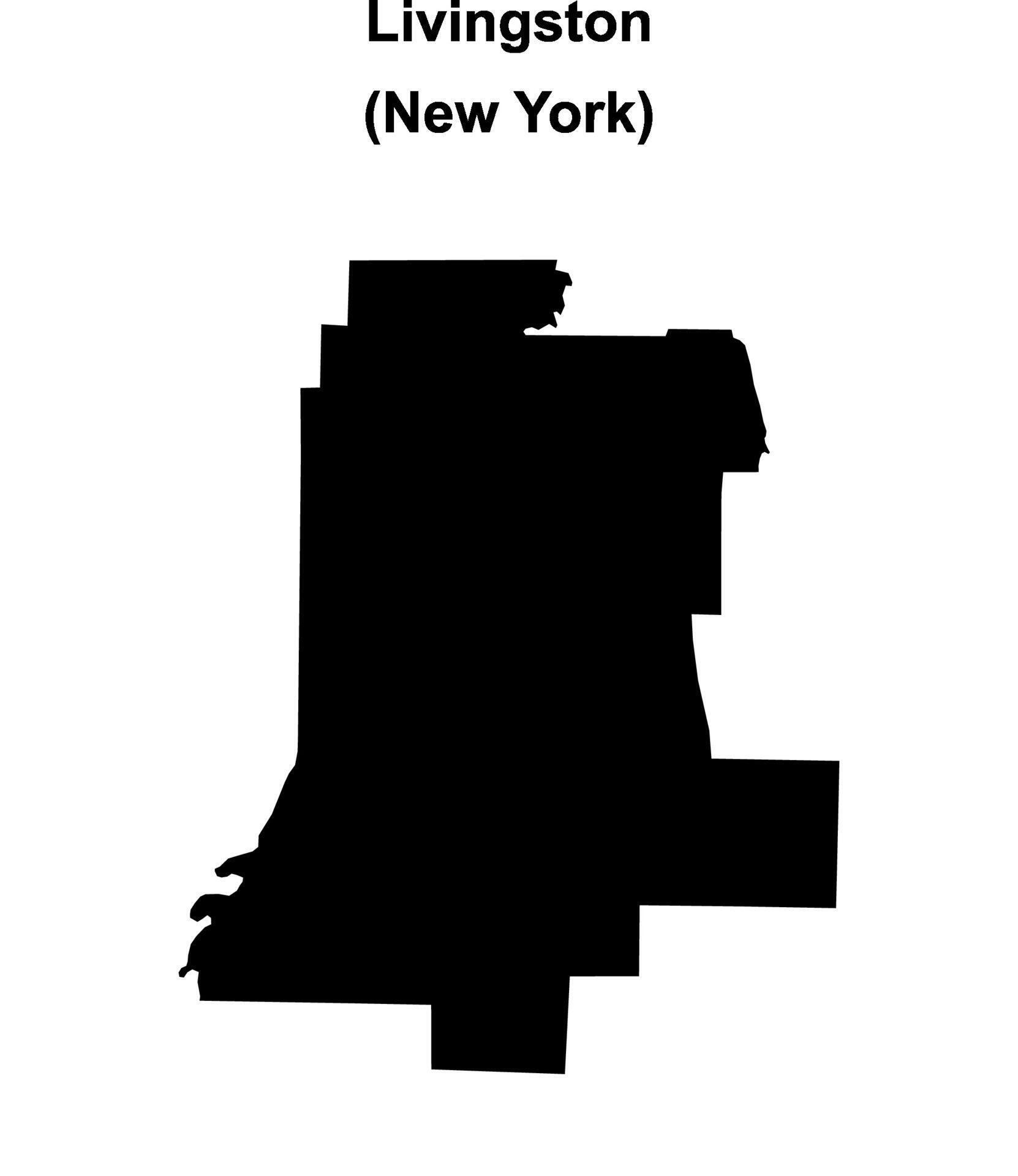 Livingston County, New York blank outline map 46856228 Vector Art at ... Livingston County, New York blank outline map 46856228 Vector Art at ...