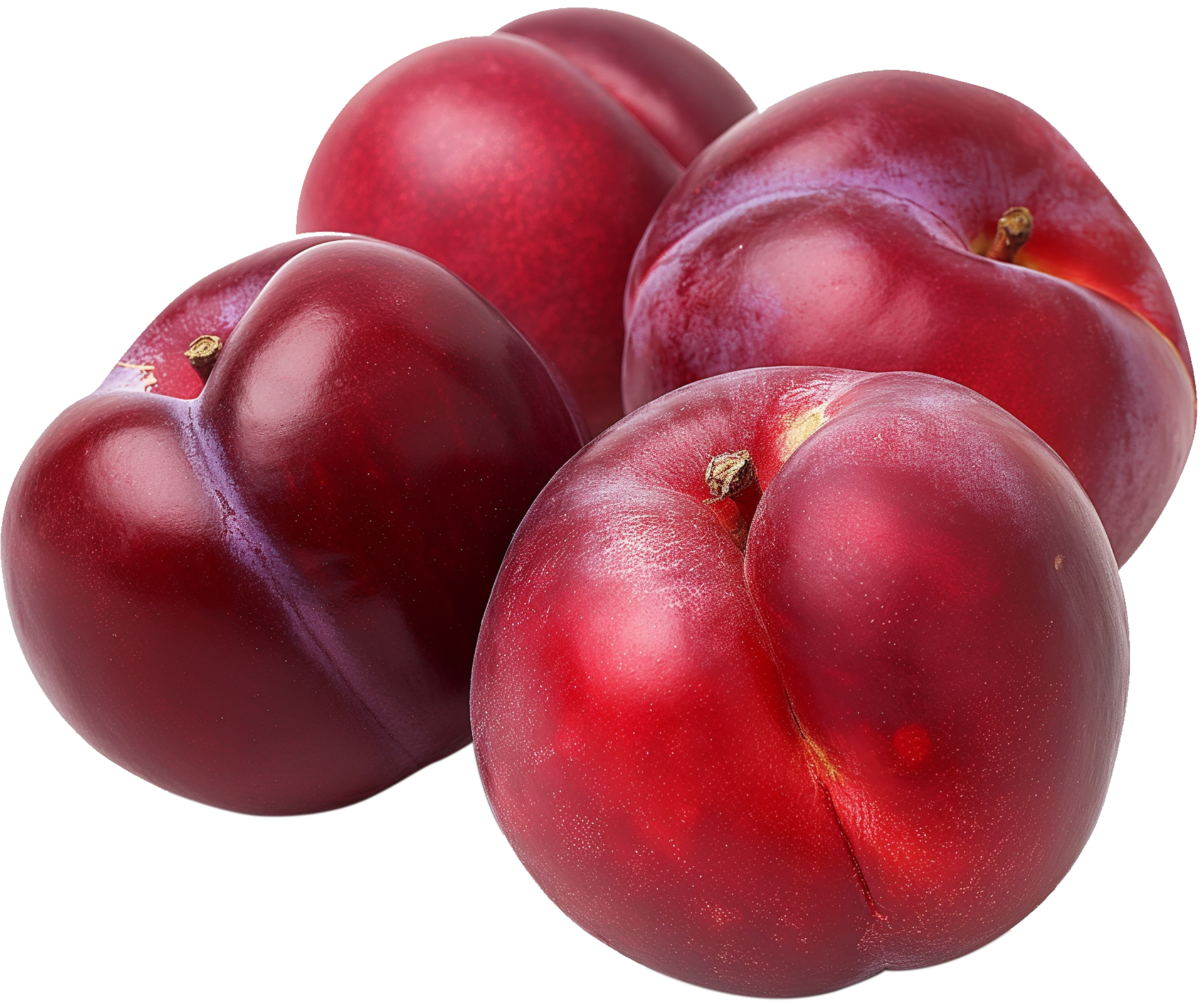 Delicious group of plum Isolated on a Transparent Background 46861019 PNG
