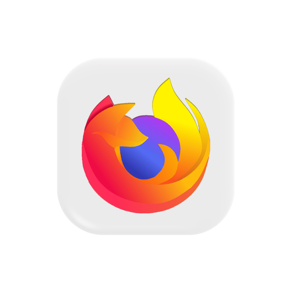 firefox icon with a blue and orange firefox logo 46861649 PNG