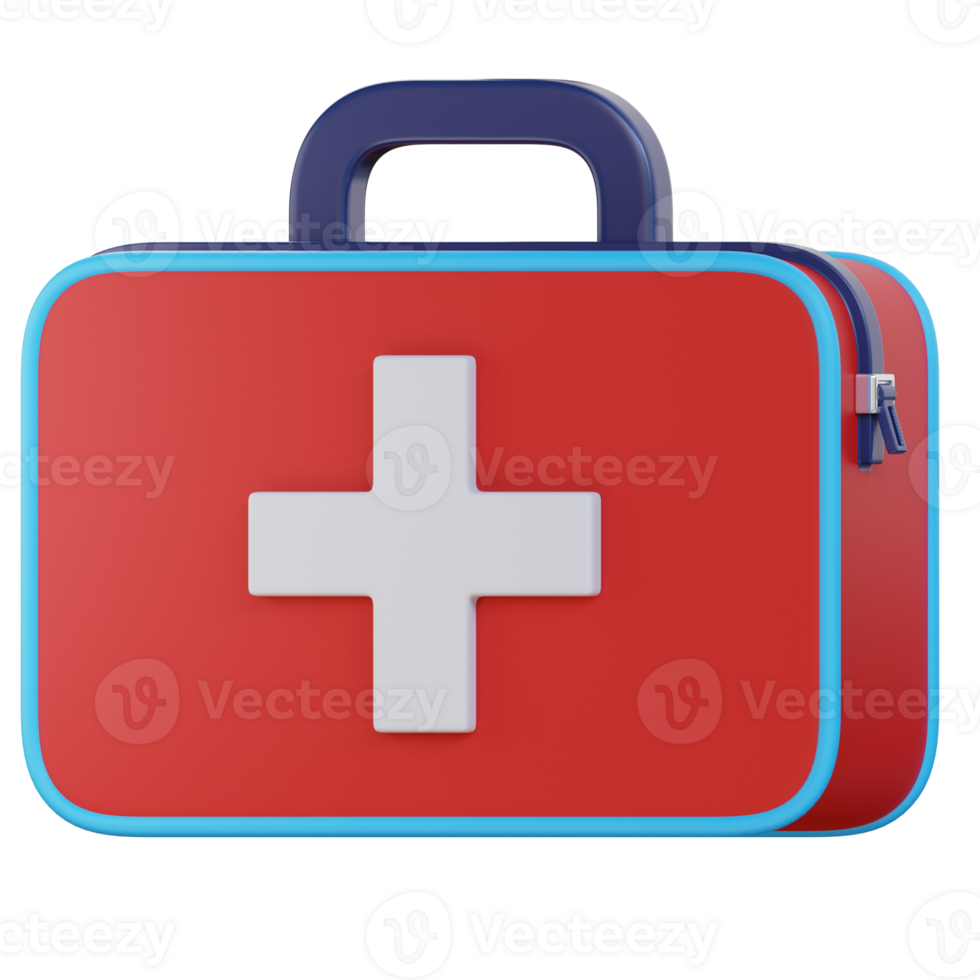 First Aid Kit 3d Icon Illustration 46861788 Png