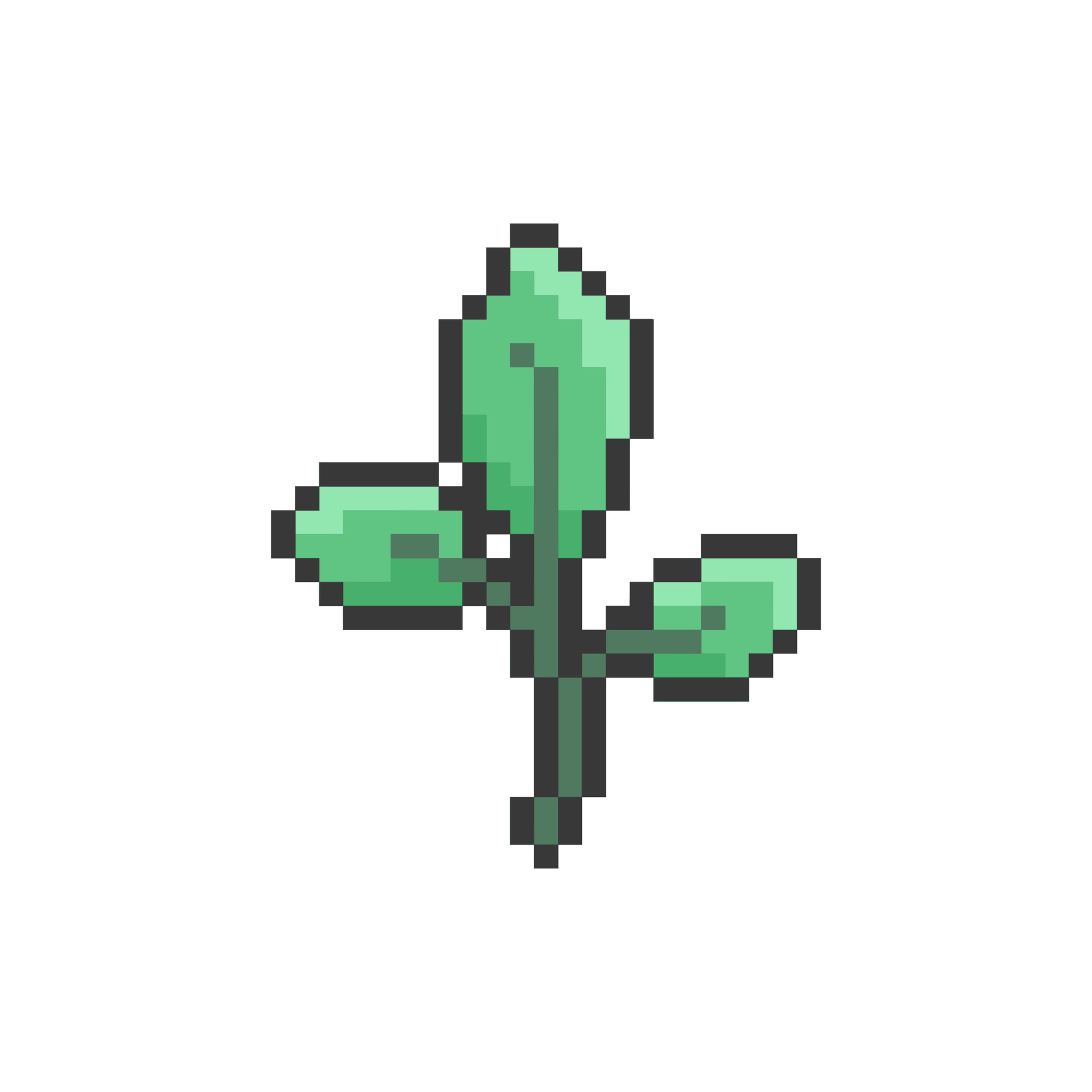 Leaf Pixel Art For Dynamic Digital Projects And Designs 46866318 Vector Art At Vecteezy
