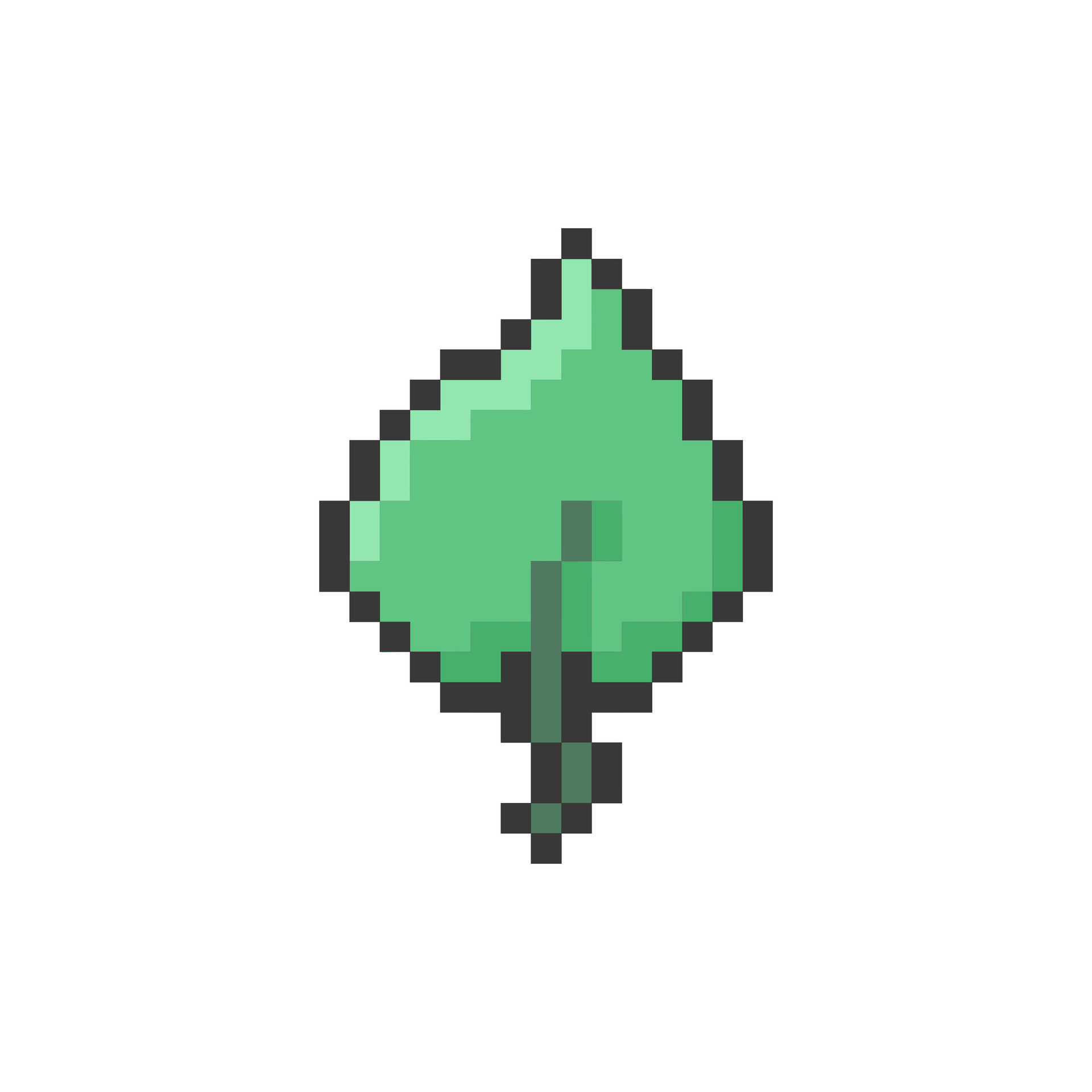 Leaf Pixel Art For Dynamic Digital Projects And Designs 46866325 Vector Art At Vecteezy