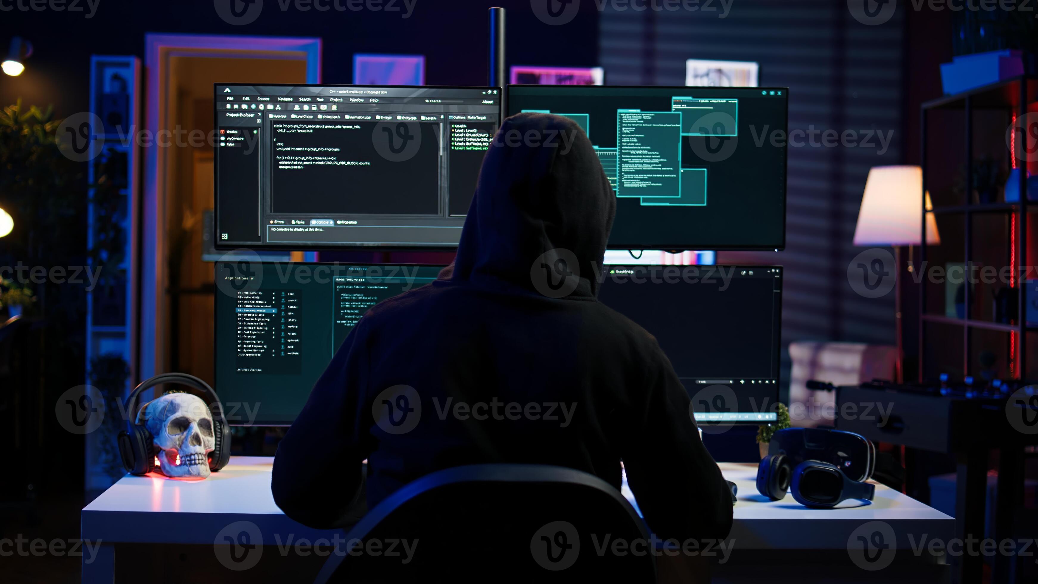 Lone Wolf Hacker In Secret Hideout Trying To Hide Online Activity After Stealing Data